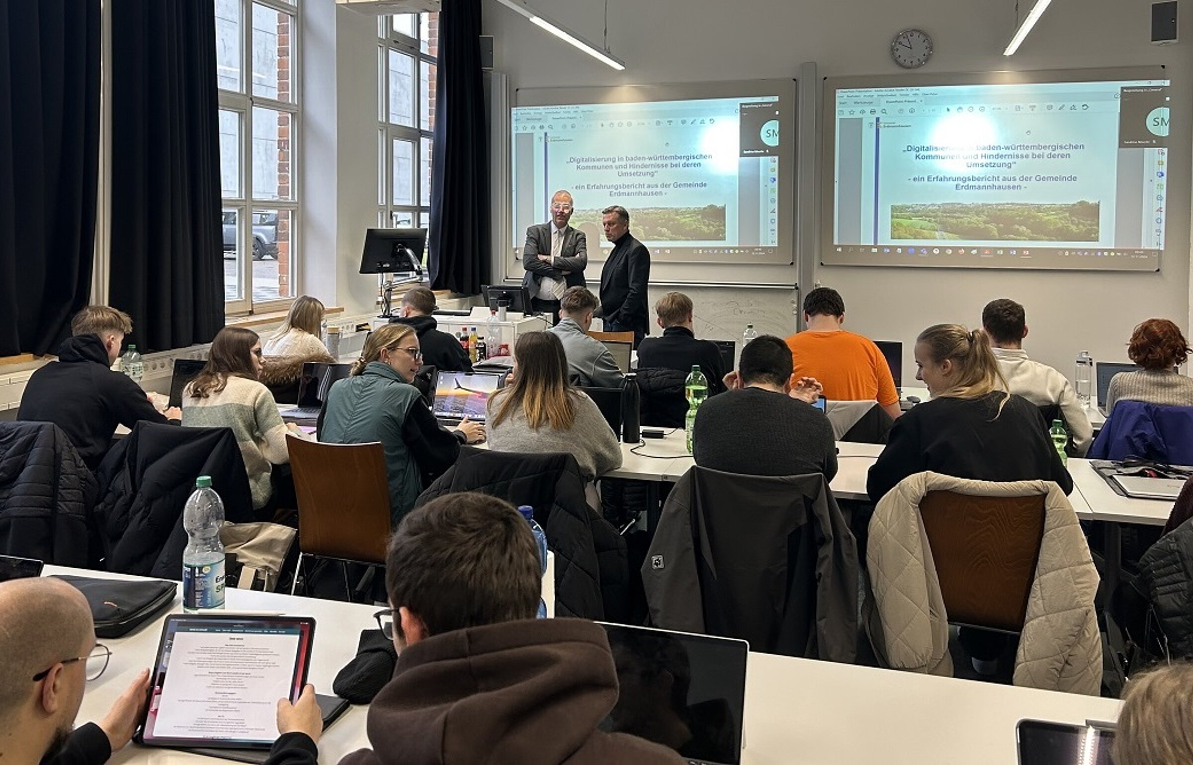 Gastvortrag von Bürgermeister Marcus Kohler im DVM-Modul E-Government | Hochschule für ...